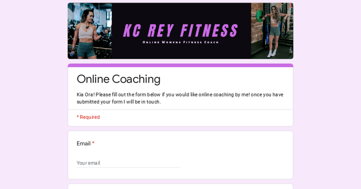 Kc Rey Fitness | Linktree