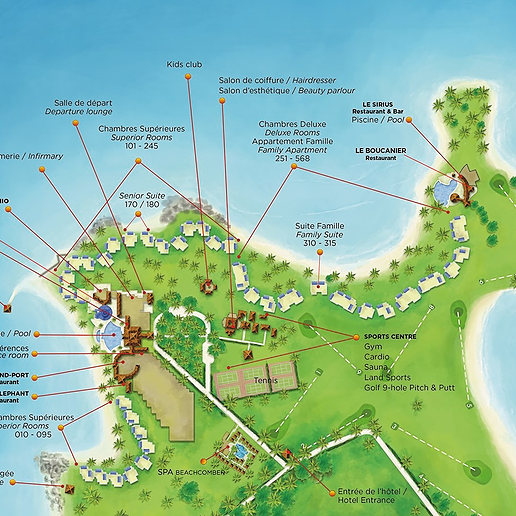 Shandrani Beachcomber | Instagram, Facebook | Linktree