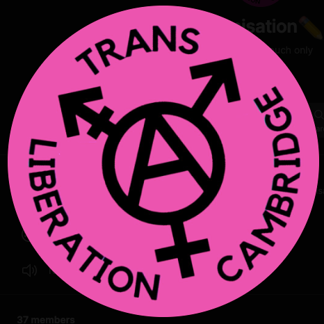 trans liberation cambridge! | Twitter, Instagram, Facebook | Linktree