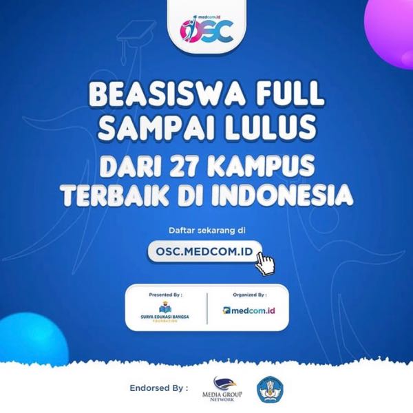 BEASISWA OSC | Twitter, Instagram, TikTok | Linktree