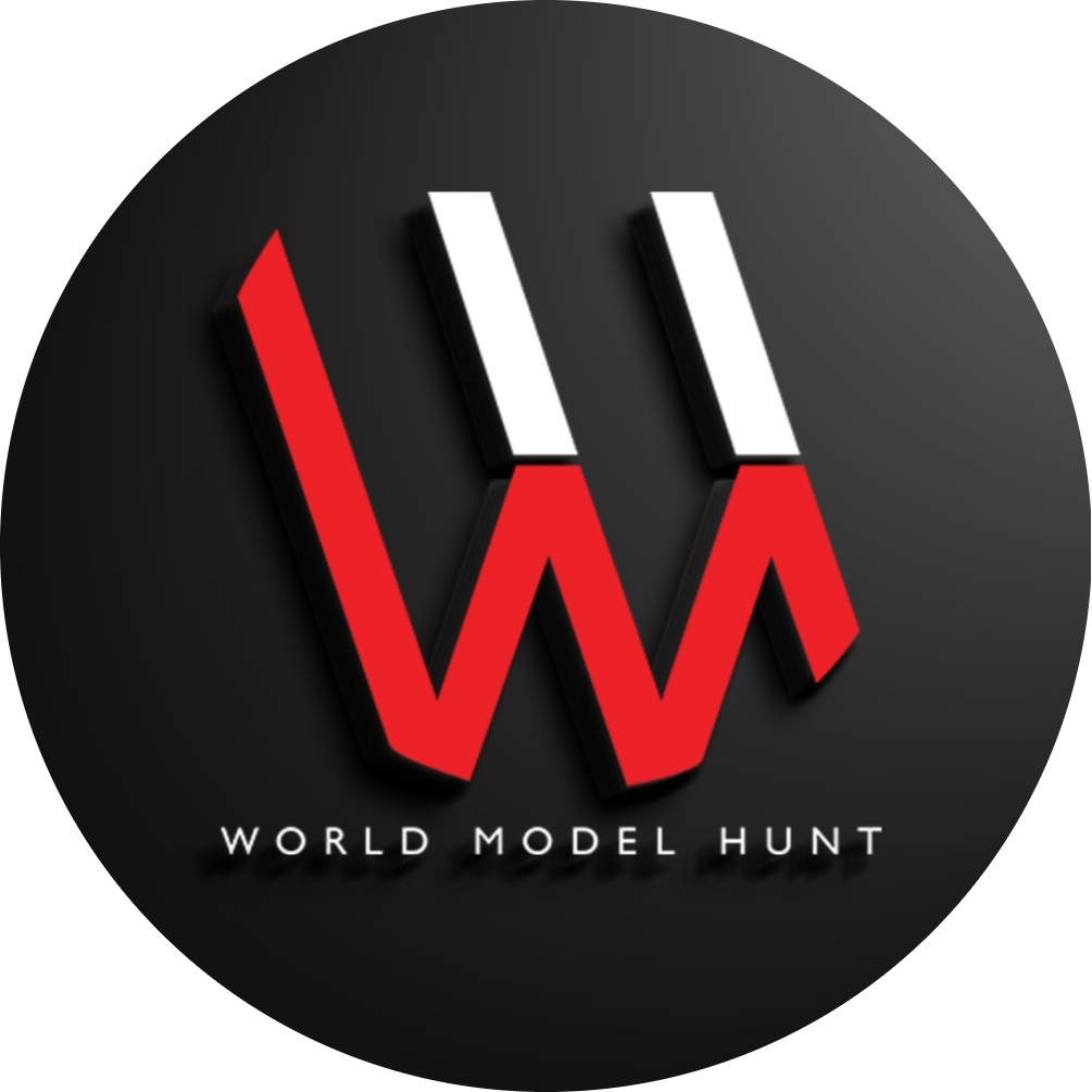 World Model Hunt | Twitter, Instagram, Facebook | Linktree
