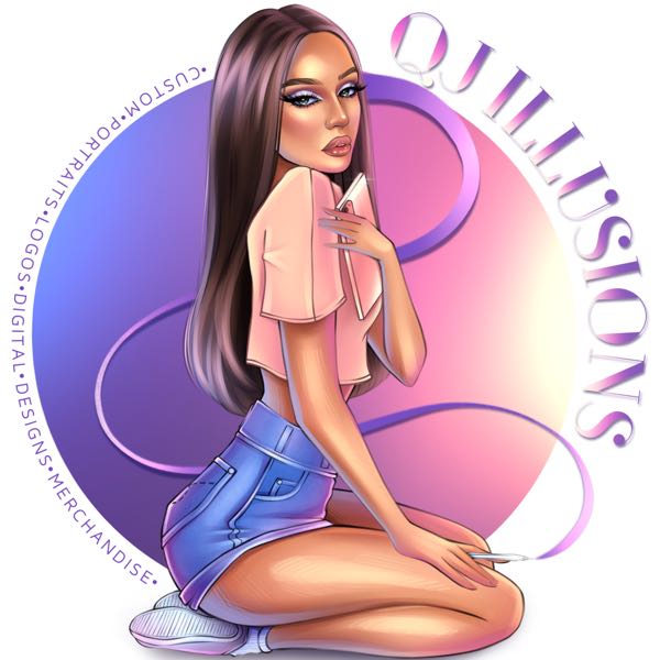 QJ Illustrations | TikTok, Twitch | Linktree