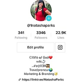 Pastor Natasha Parks | Twitter, Instagram, Facebook, TikTok | Linktree