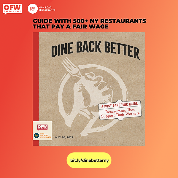 One Fair Wage | Twitter, Instagram, Facebook | Linktree