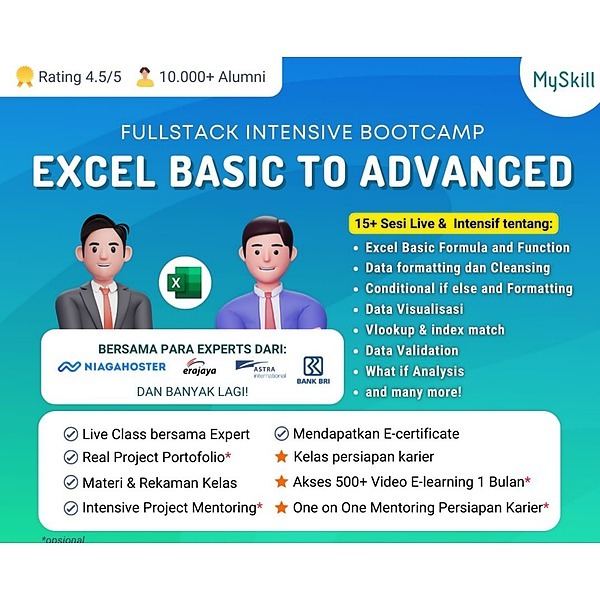 Intensive Bootcamp Excel 10 | Linktree