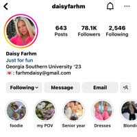 Daisy Farhm | Instagram, TikTok | Linktree