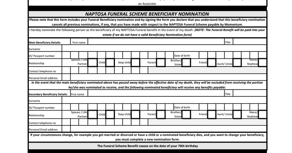 NAPTOSA KZN | Instagram, Facebook | Linktree