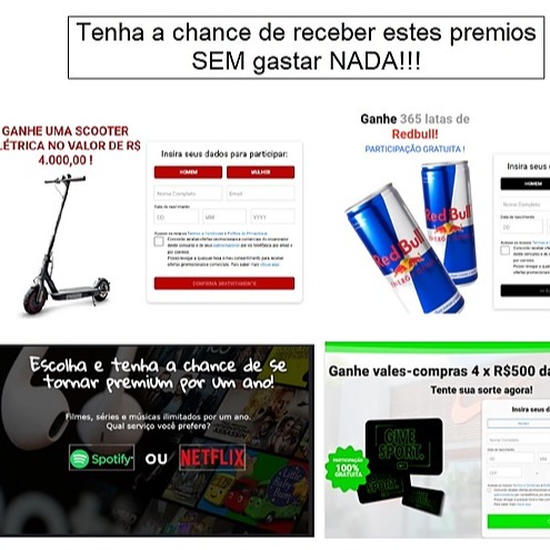 Sorteios e Prêmios | Linktree