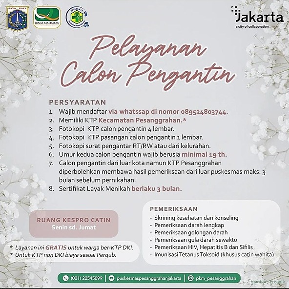 Layanan CATIN Pesanggrahan | Linktree
