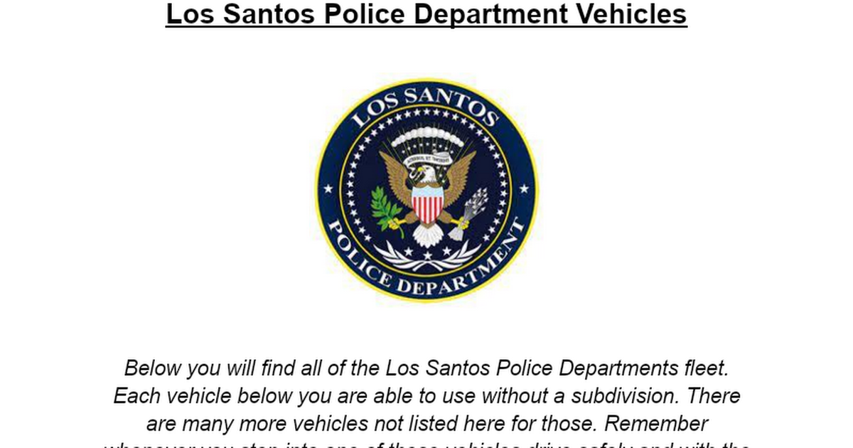 Los Santos Police Department | Linktree