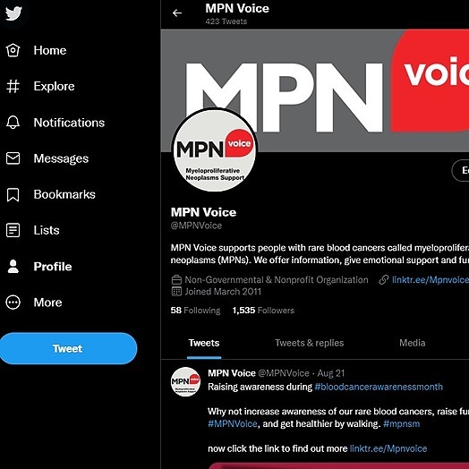MPN Voice - Rare Blood Cancer Information and Support | Linktree