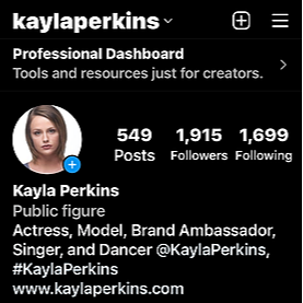 Actress, Model & Singer | Linktree