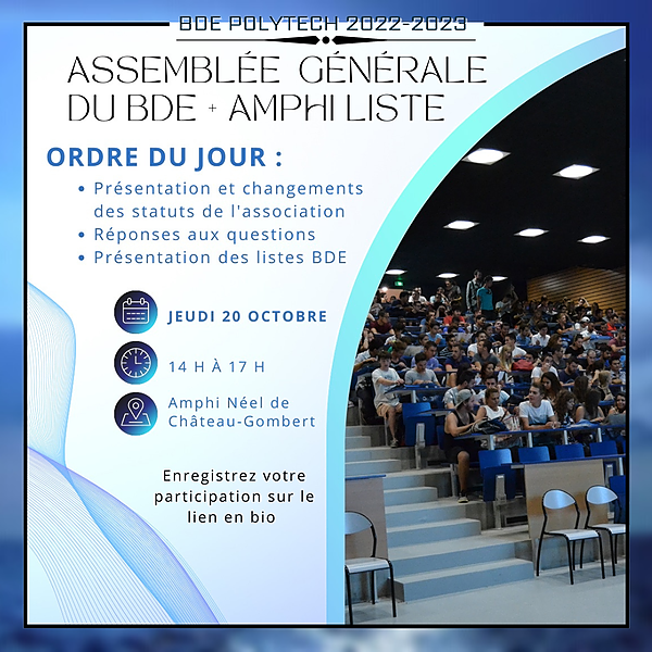 BDE Polytech Marseille 🦈 | Instagram | Linktree