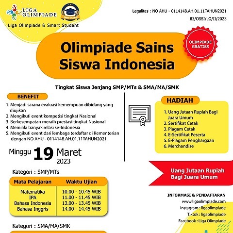 @SMARTSTUDENT.ID | Instagram, TikTok | Linktree