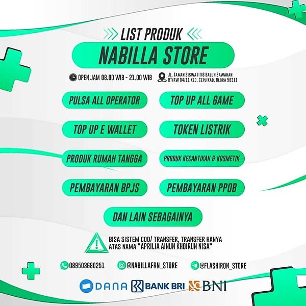 NABILLA STORE | Instagram | Linktree
