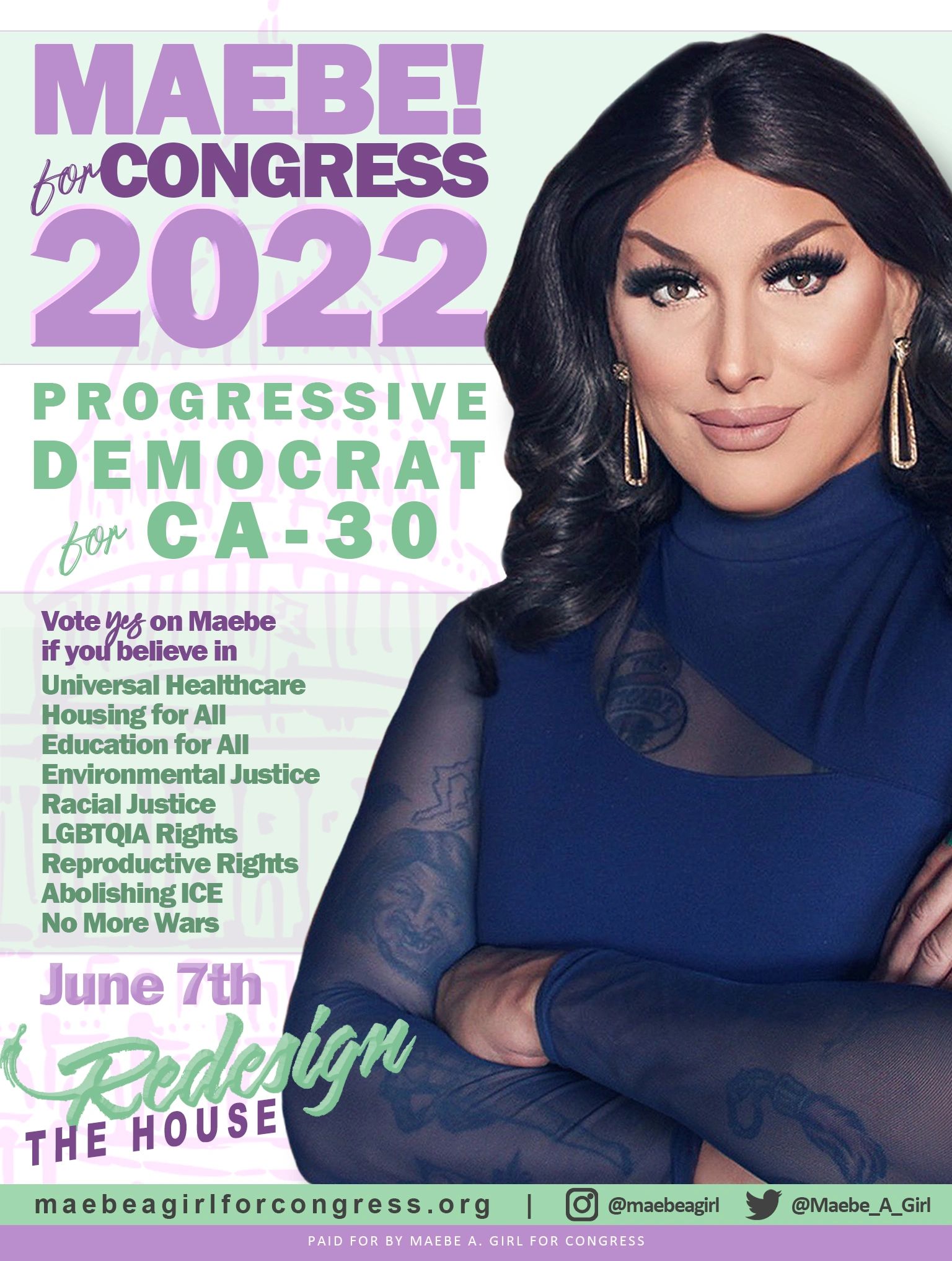 Maebe A. Girl For Congress | Twitter | Linktree