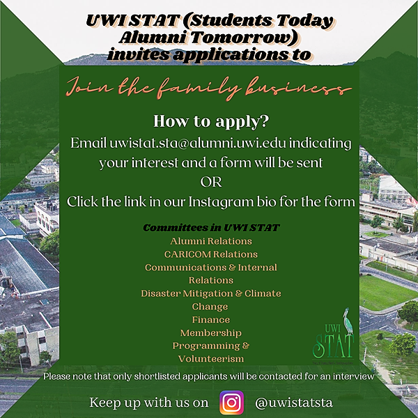 UWI STAT STA | Instagram, Facebook | Linktree