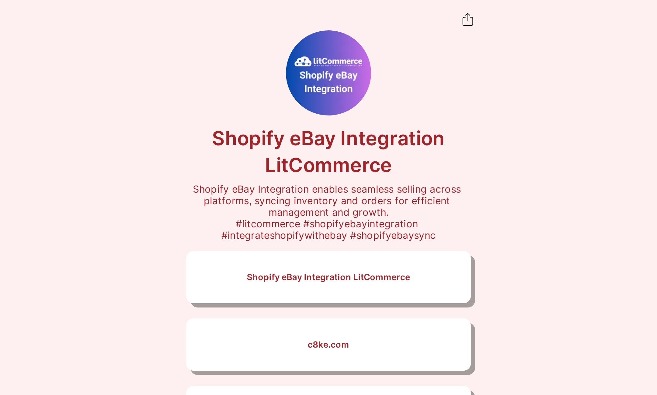 shopifyebayintegrationlitc | Twitter | Linktree