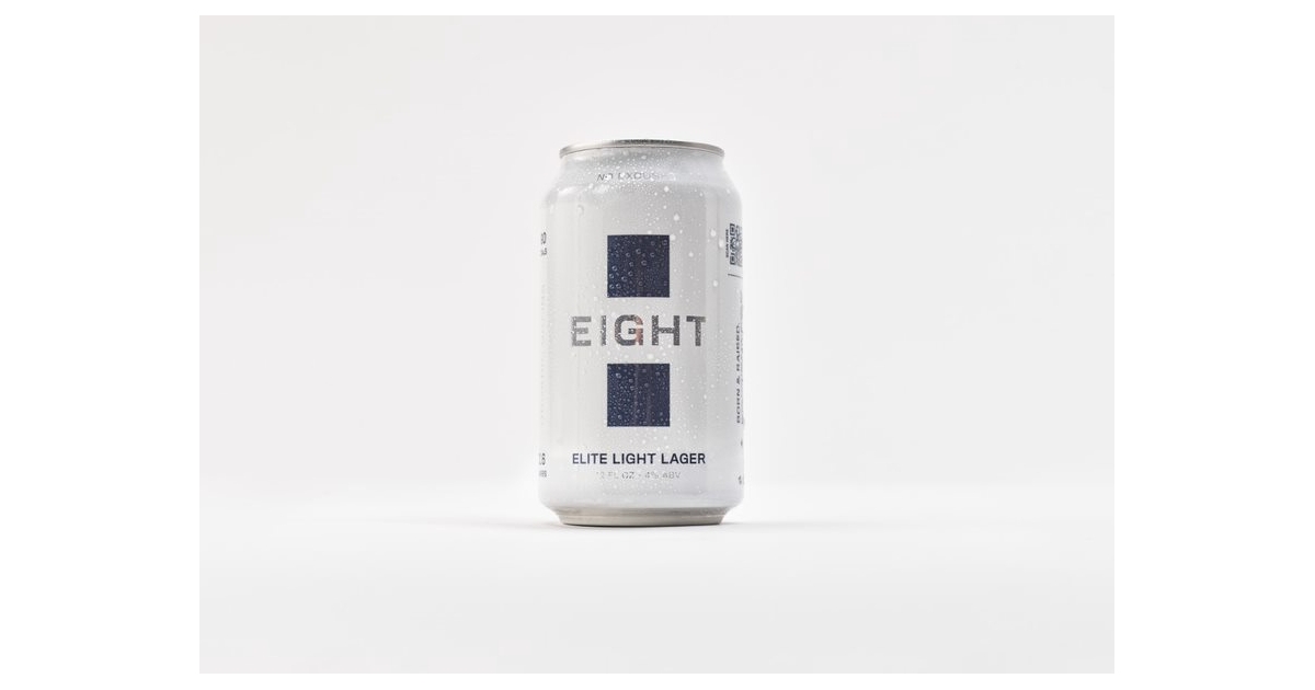 EIGHT Elite Light Lager | Twitter, Instagram, Facebook | Linktree