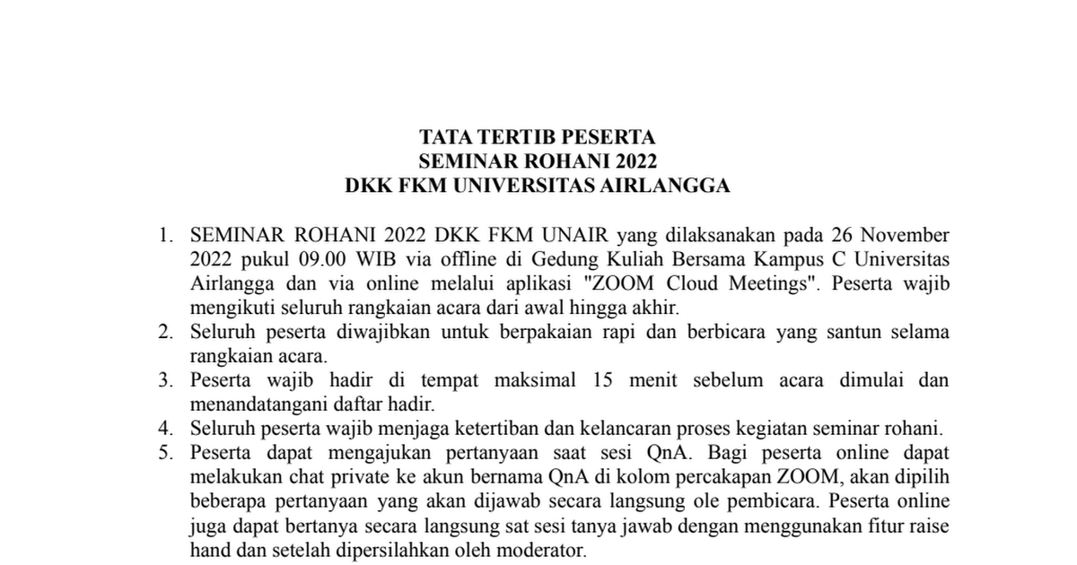 Seminar Rohani | Linktree