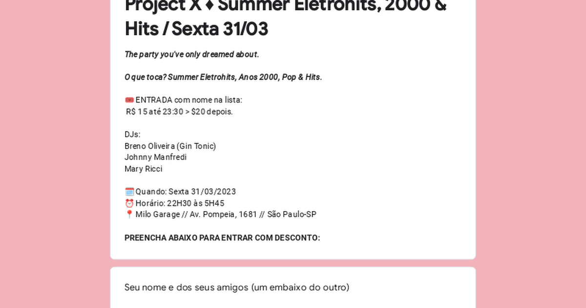 Milo Garage | Instagram, Facebook | Linktree