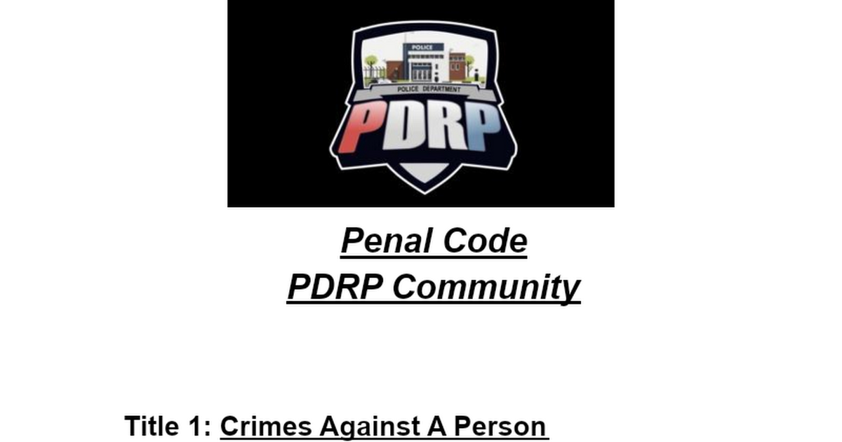 pdrp_community | Instagram, TikTok | Linktree