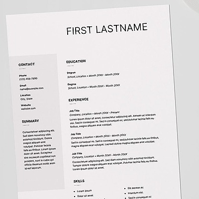 @resume_template | Linktree