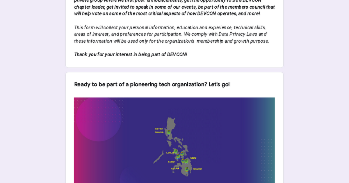 @fordevconchapterleads | Linktree