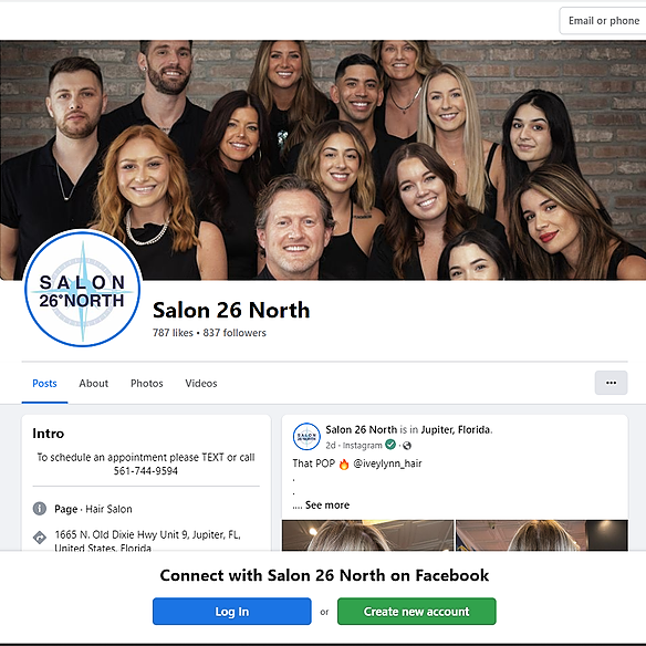 We ARE Salon 26 North | Instagram, Facebook, TikTok | Linktree